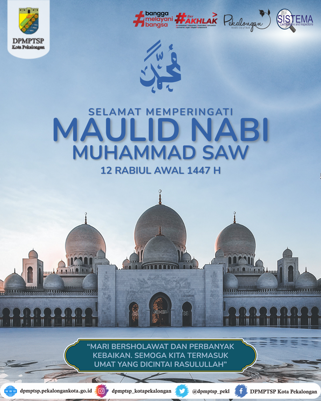 DPM-PTSP - Memperingati Maulid Nabi Muhammad SAW